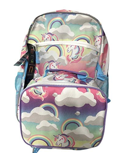 Backpack and Attachable Lunch Box Set (Unicorn) - Walmart.com