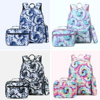Diamond Craftee Face Tie Dye Backpack Zipper Rucksack Funny Cartoon ...