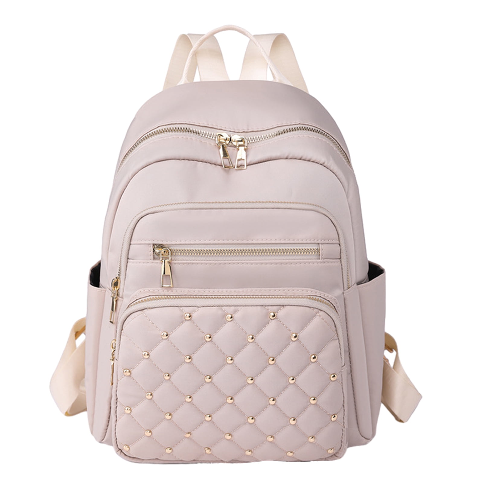 Backpack for Women, Nylon Travel Backpack Purse Black Shoulder Bag ...