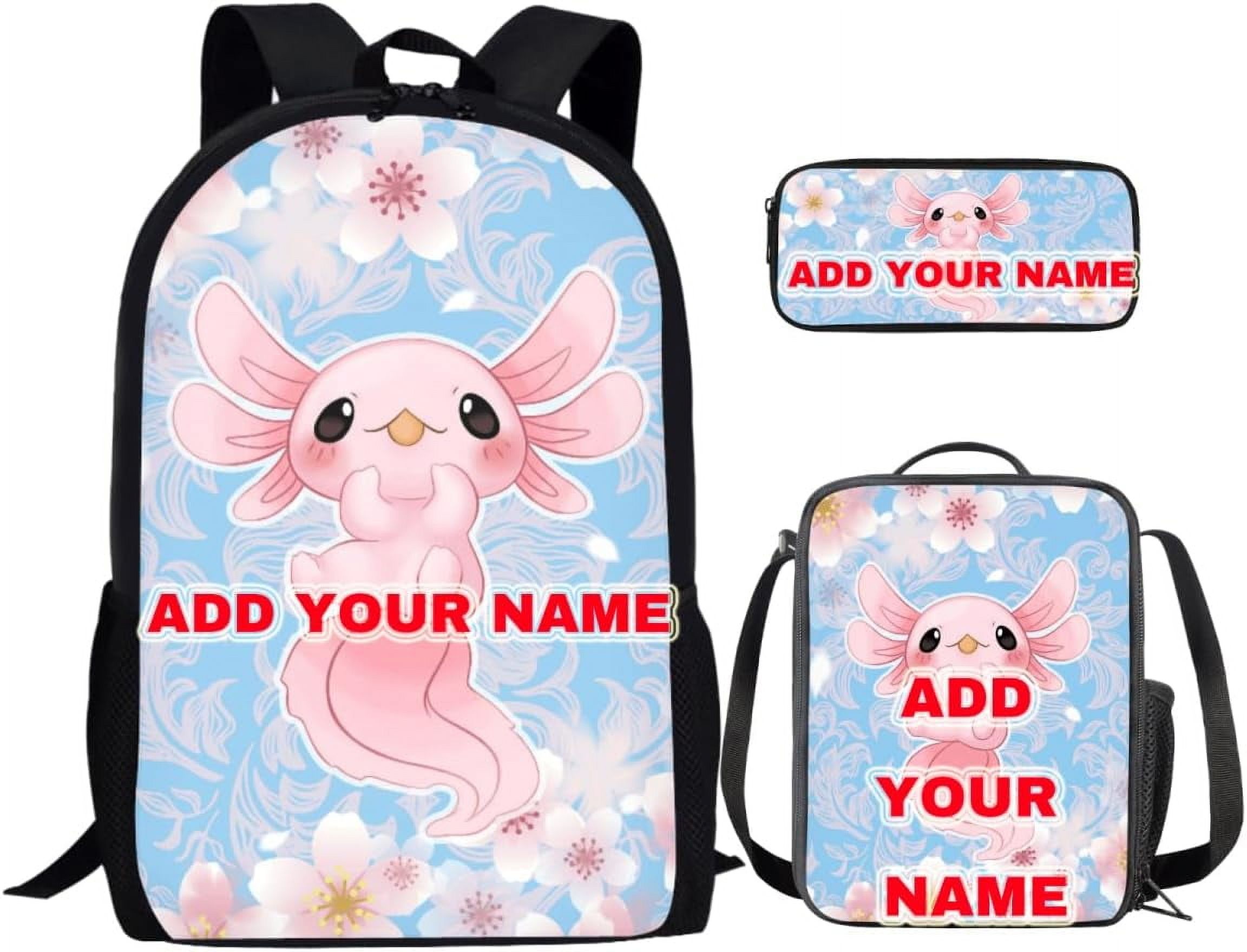 Backpack with Lunch Box Set Bag for 3 in 1, Red Mushroom Moon Star, One Size, Backpack - Walmart.com