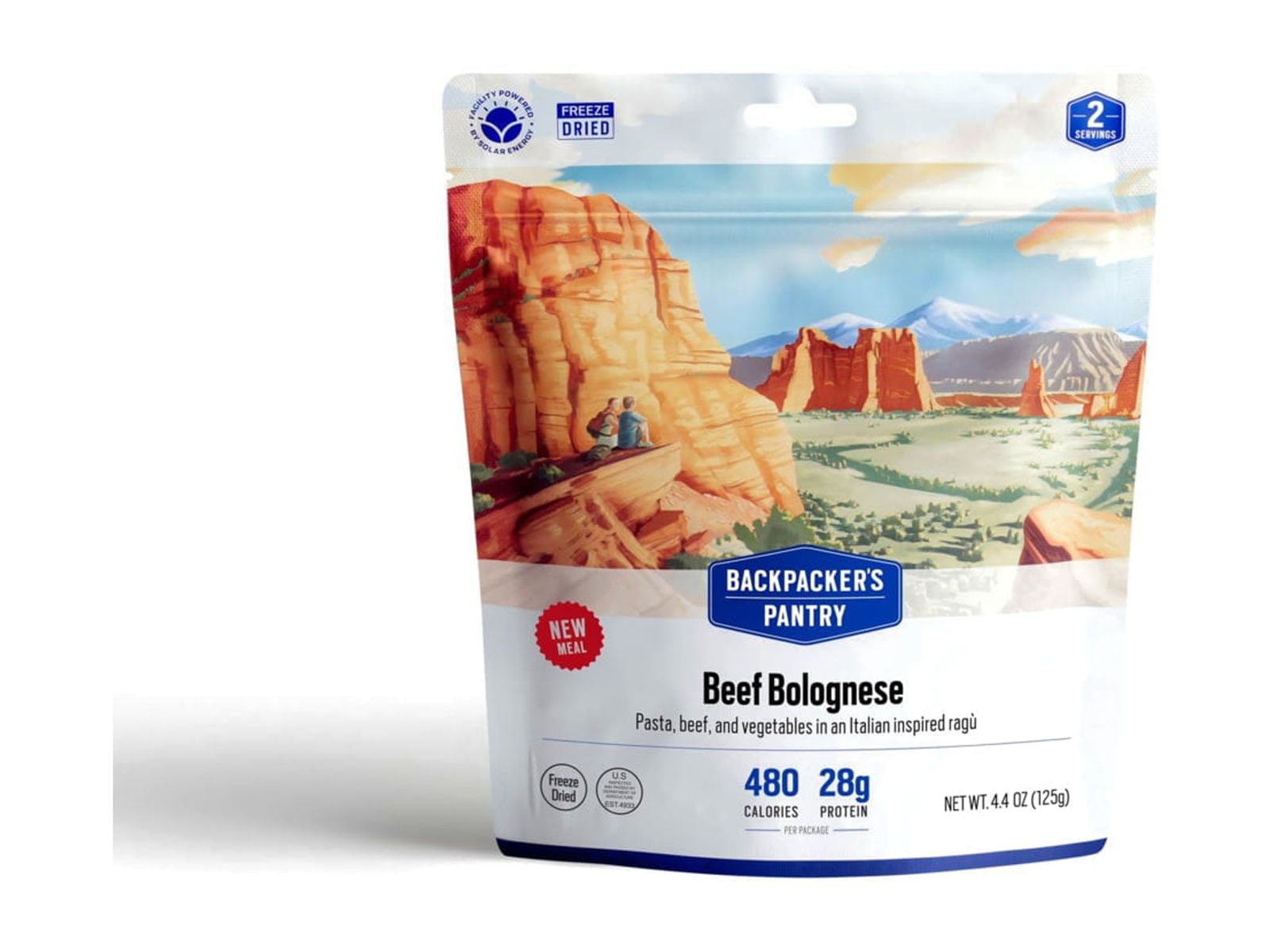 Backpacker's Pantry Beef Bolognese Dehydrated Food, 480 Cal, 28g ...