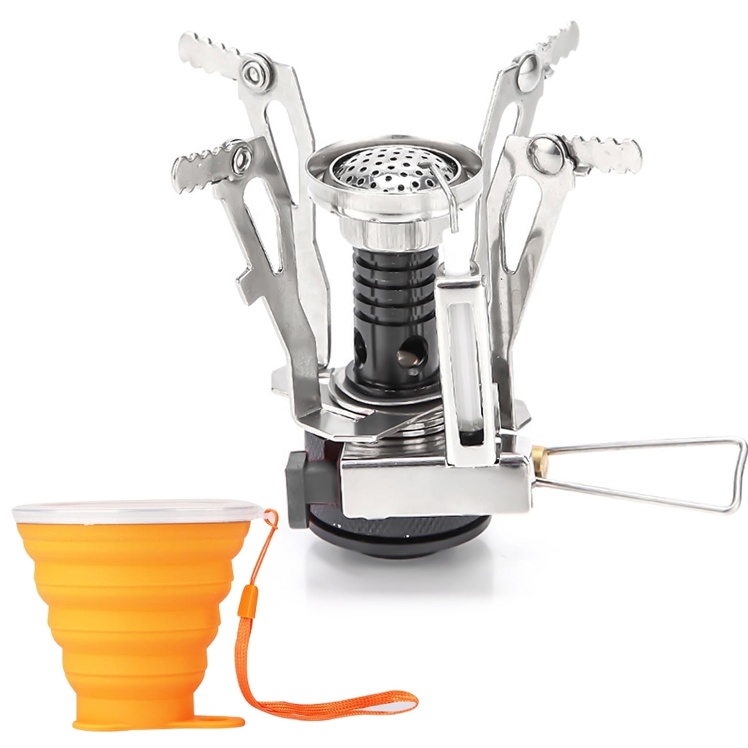 Backpacking Mini Stove & Collapsible Coffee Mug - Portable Camping ...