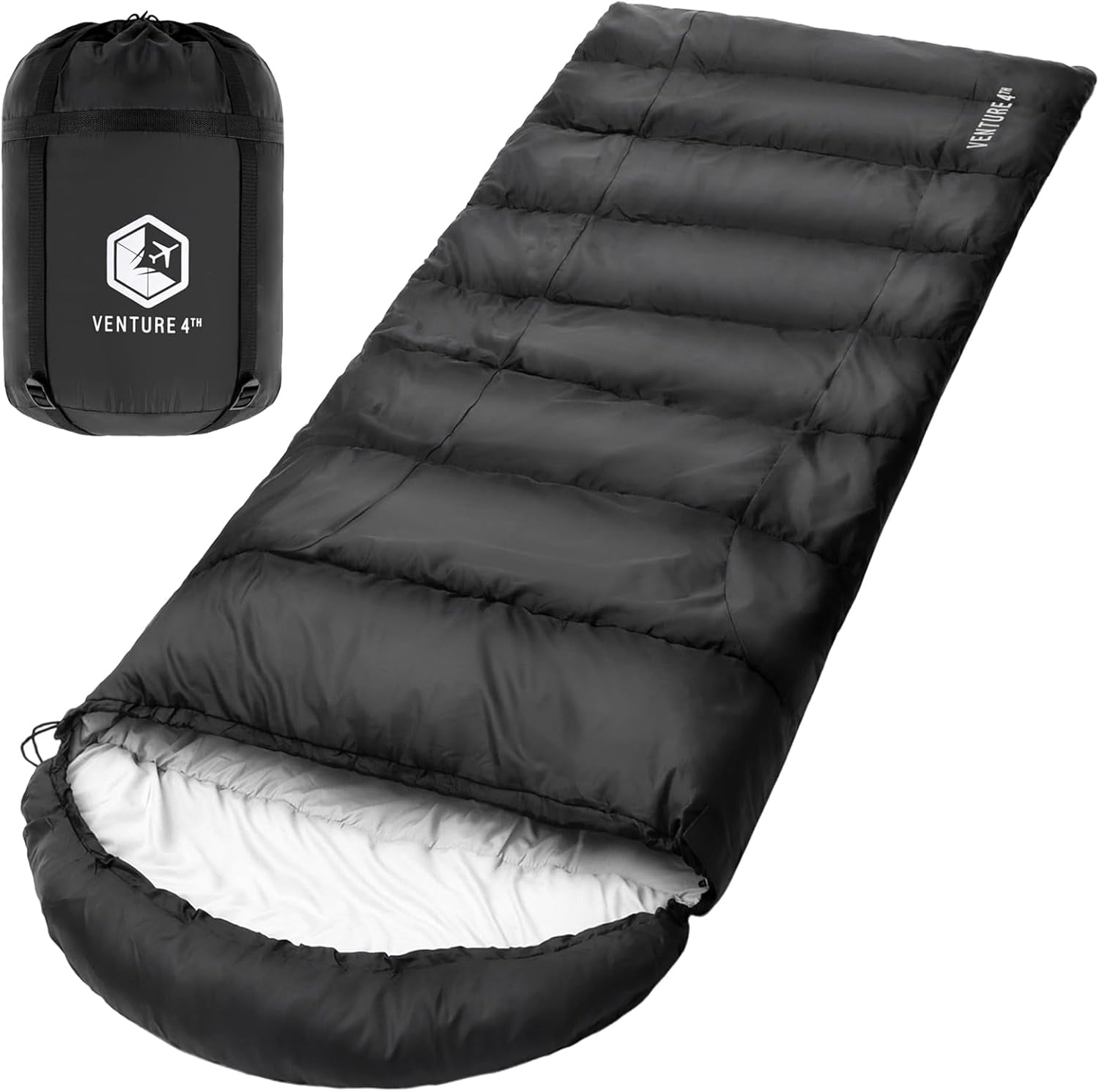Backpacking Sleeping Bag – XXL, Double and Single Sizes - Lightweight ...