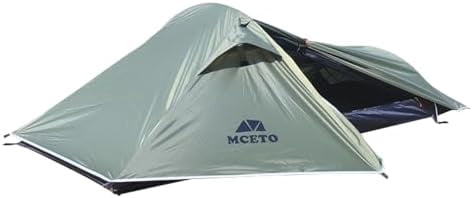 Backpacking Tent 1 Person Ultralight Aluminum Pole Stormproof Camping ...