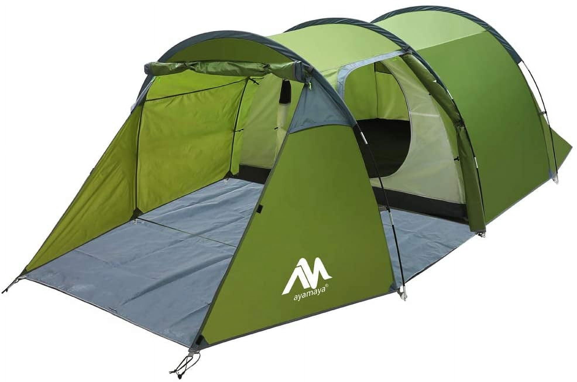 Ayamaya 3-Person Tunnel Tent with Removable Bedroom and Vestibule ...