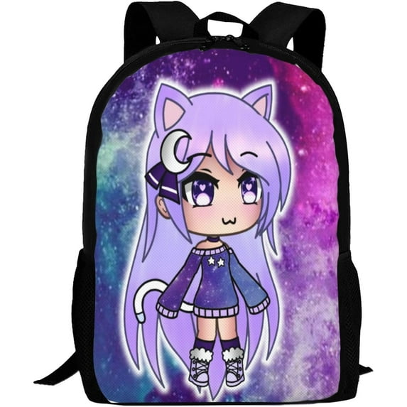 Backpacks Gacha Life Anime Laptop Backpack Unisex Multipurpose Double ...