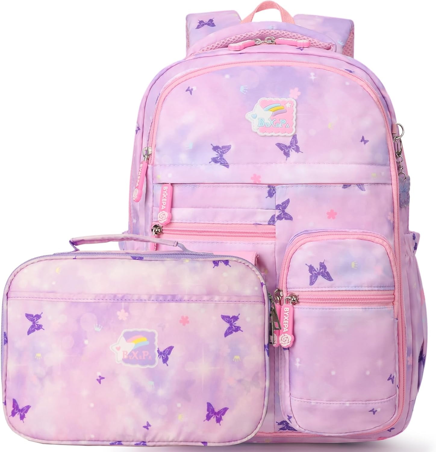 Backpacks for Girls School Kids Backpack Bookbags with Insulated Lunch ...