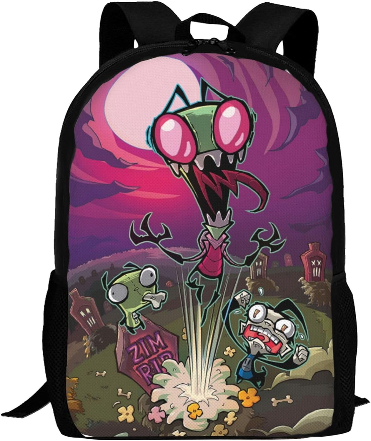 Backpacks Invader Zim Adjustable Laptop Backpack Double Shoulder Bag ...