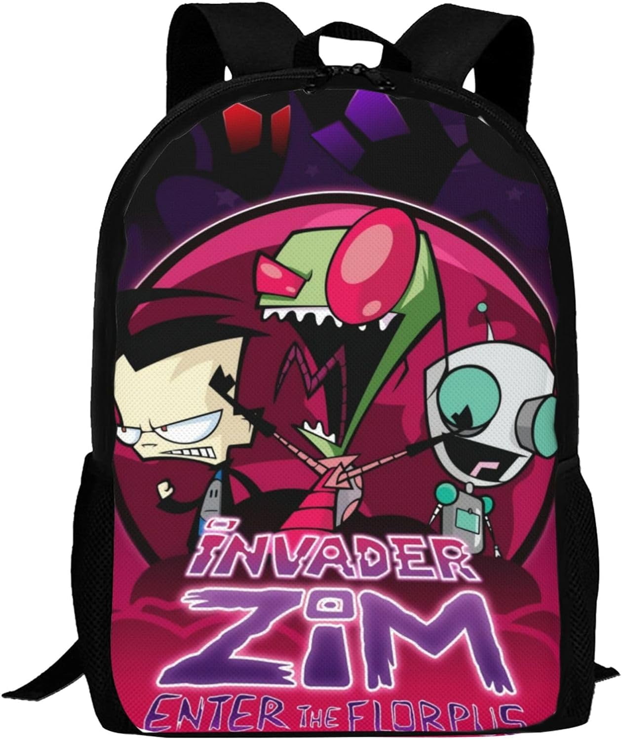 Backpacks Invader Zim Adjustable Laptop Backpack Double Shoulder Bag ...