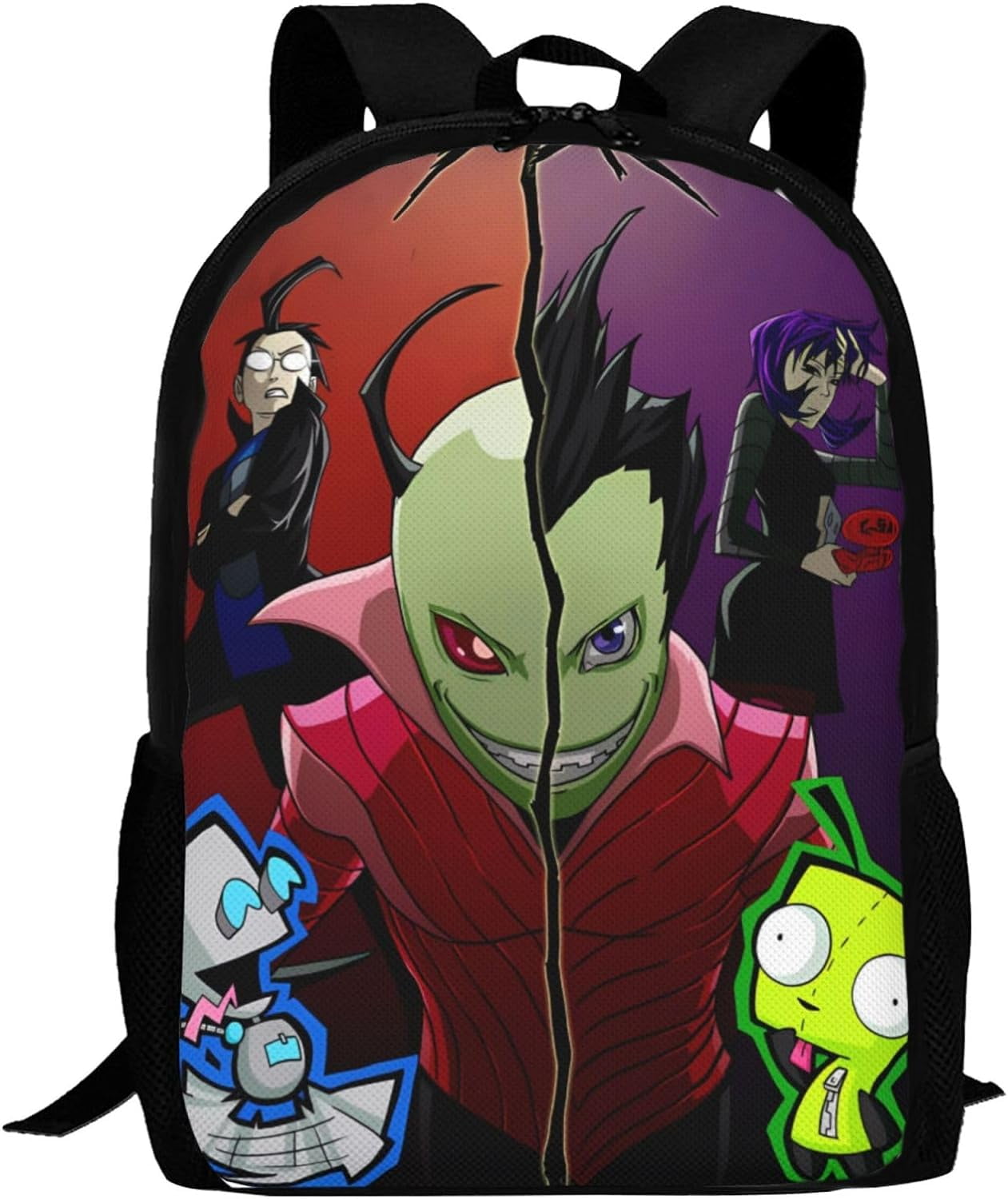 Backpacks Invader Zim Adjustable Laptop Backpack Double Shoulder Bag ...