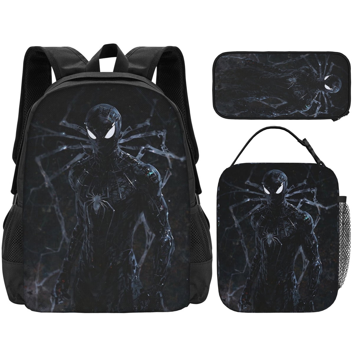 Backpacks SpiderMan Backpack with Lunch Bag PencilCase 3 in 1 Bookbags ...