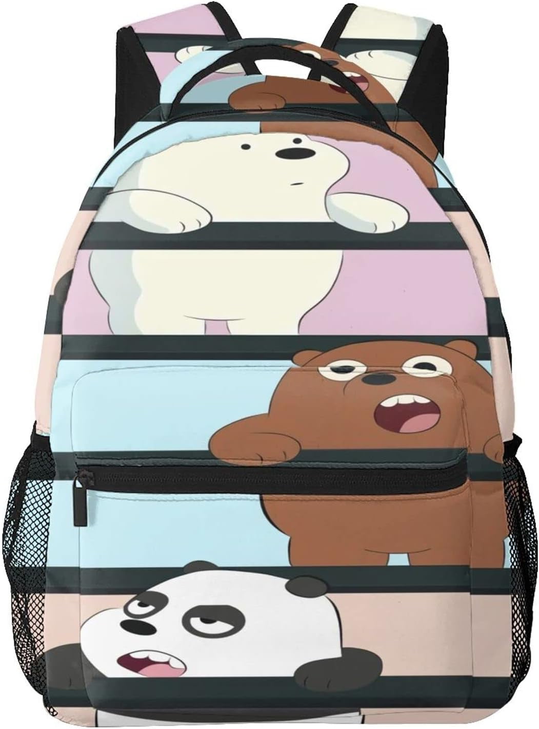 Backpacks We Bare Anime Bears Adjustable Laptop Backpack Daypack Double ...