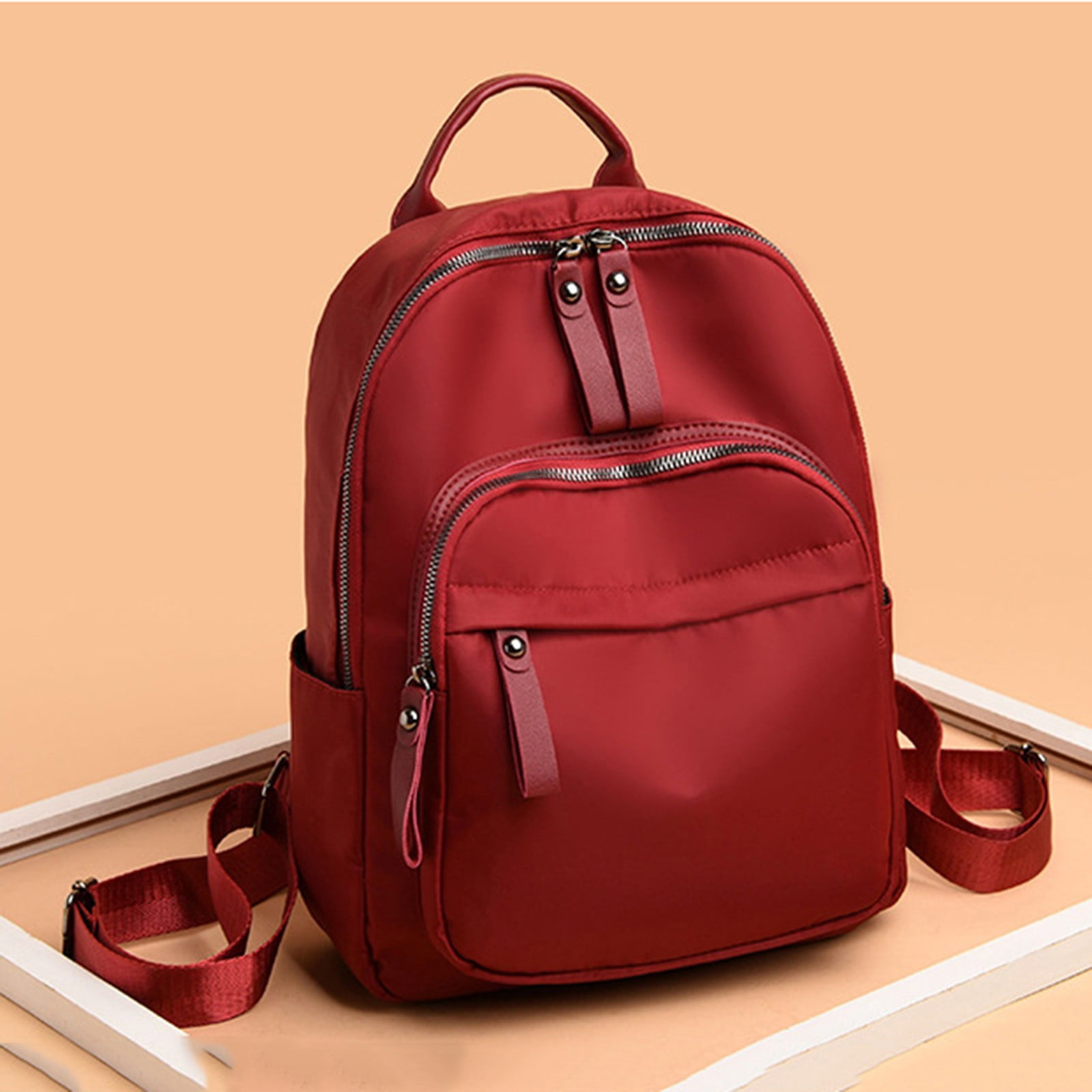 Backpacks for Women , Ladies Fashion Solid Color Cloth Large Capacity ...