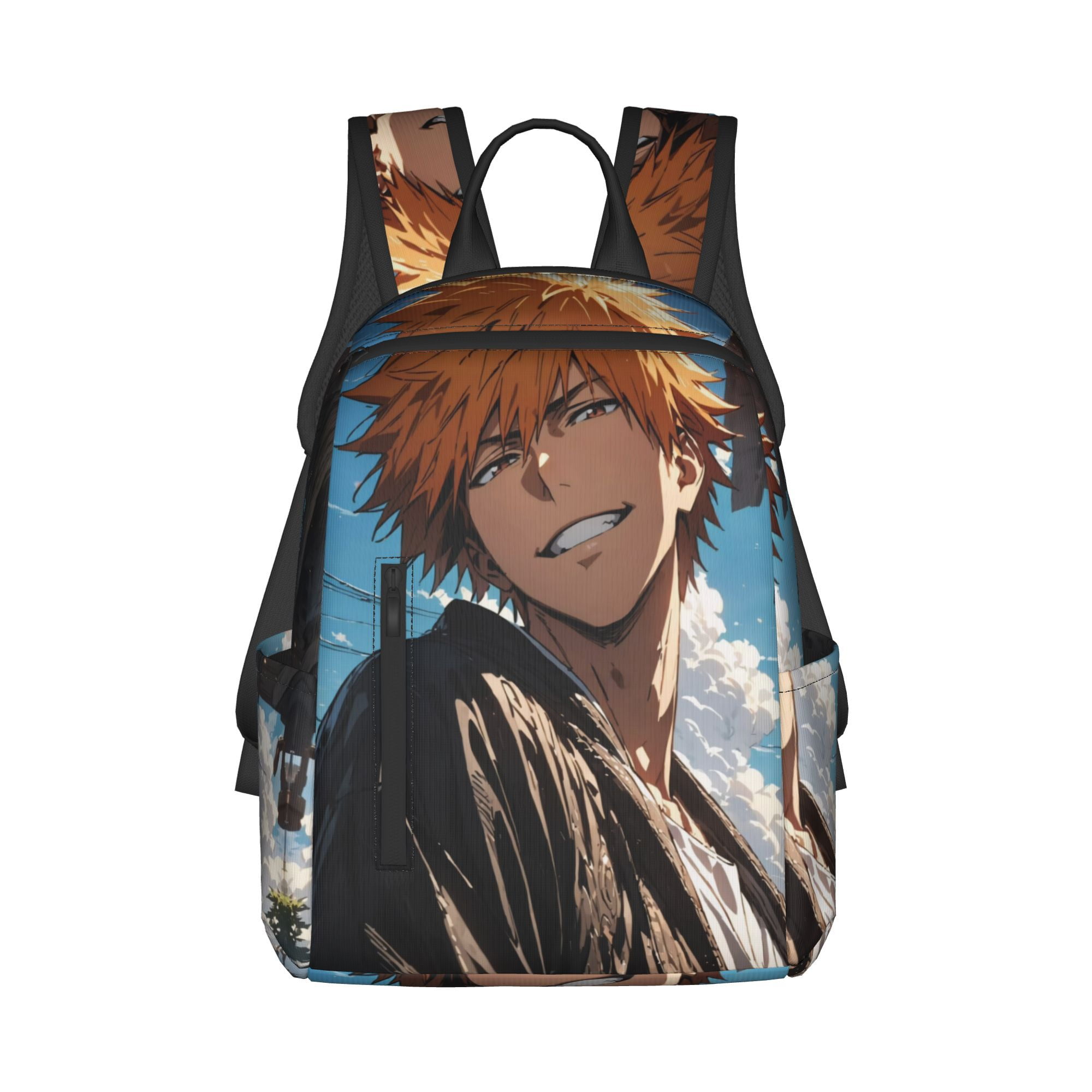 Backpacks for Men Women Book Bag Bleach Kurosaki Ichigo Backpacks ...