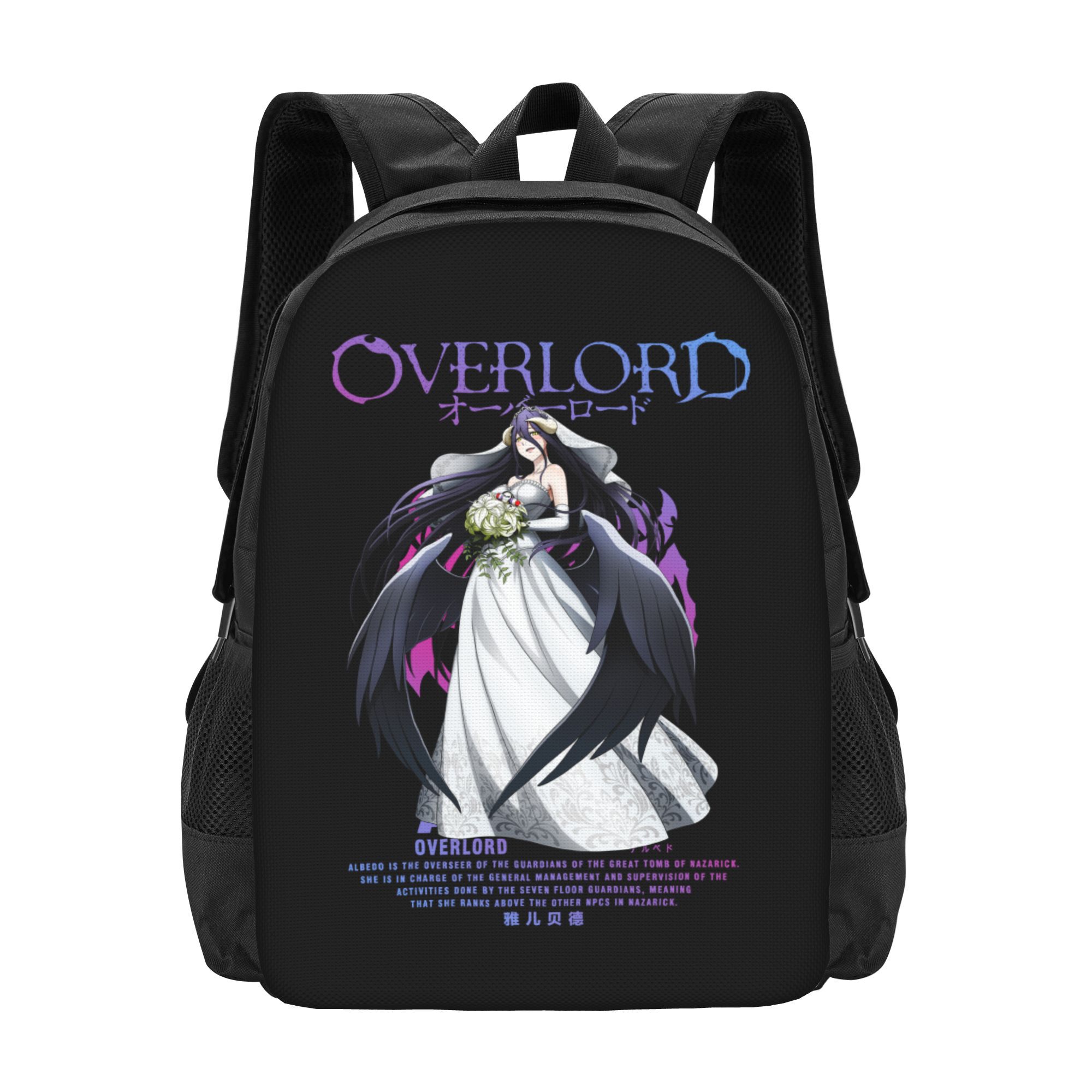Backpacks for Men Women Galaxies Book Bag Albedo Overlord Backpacks ...