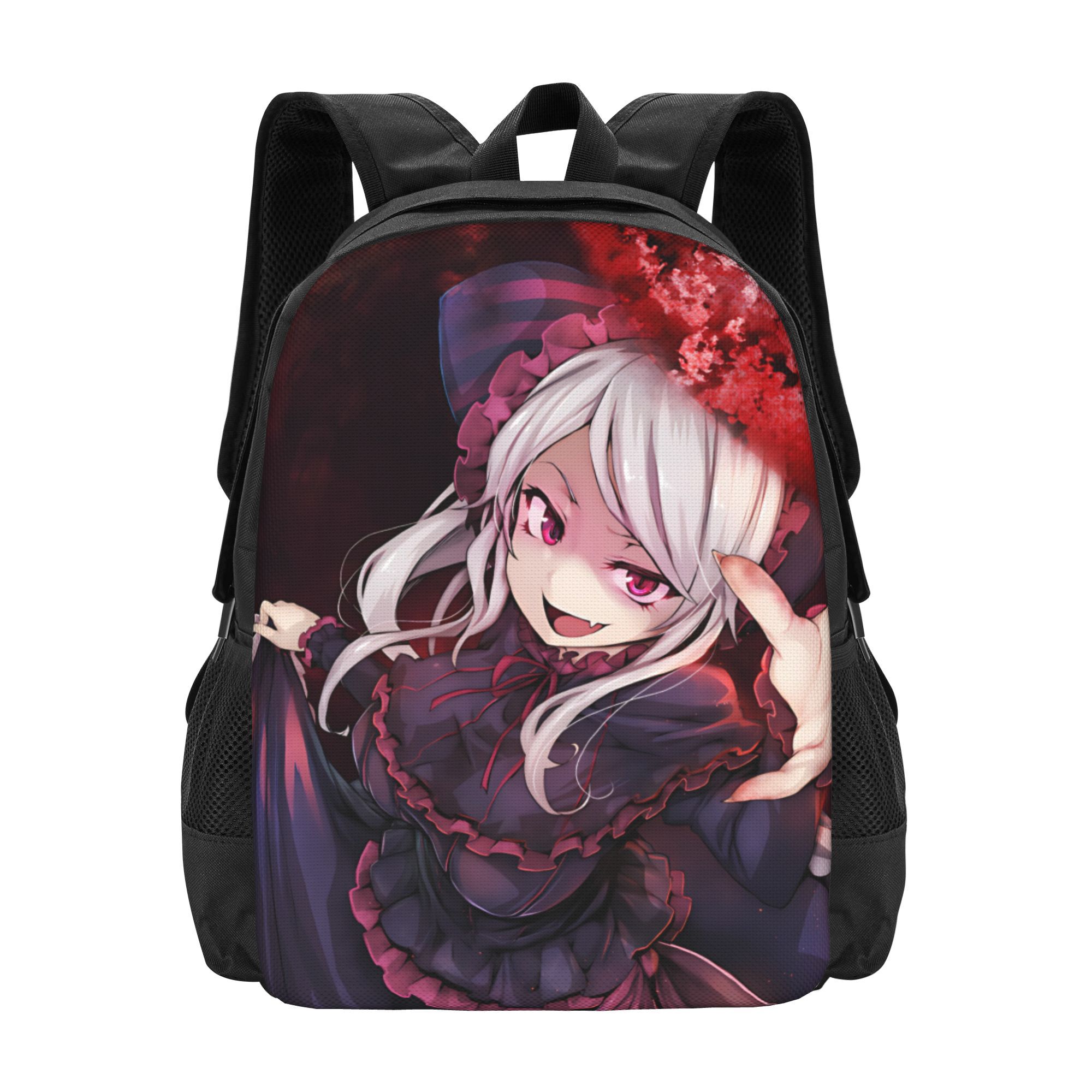 Backpacks for Men Women Galaxies Book Bag Overlord Shalltear ...