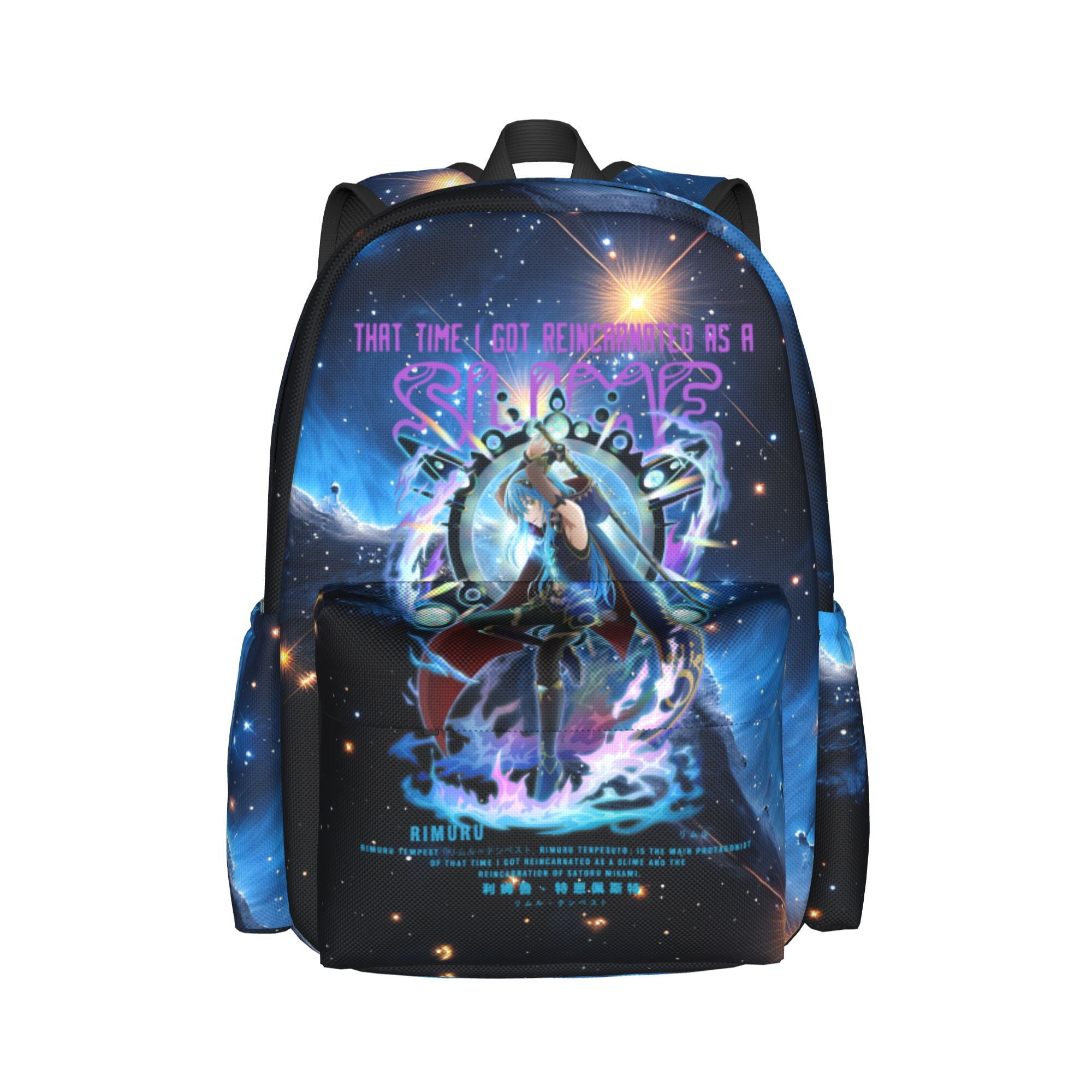Backpacks for Men Women Galaxies Book Bag Rimuru Tempest That Time I ...