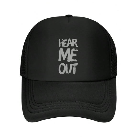 Backprinted Text Funny For People Funny Quotes Hear Me Out Funny MEN ...