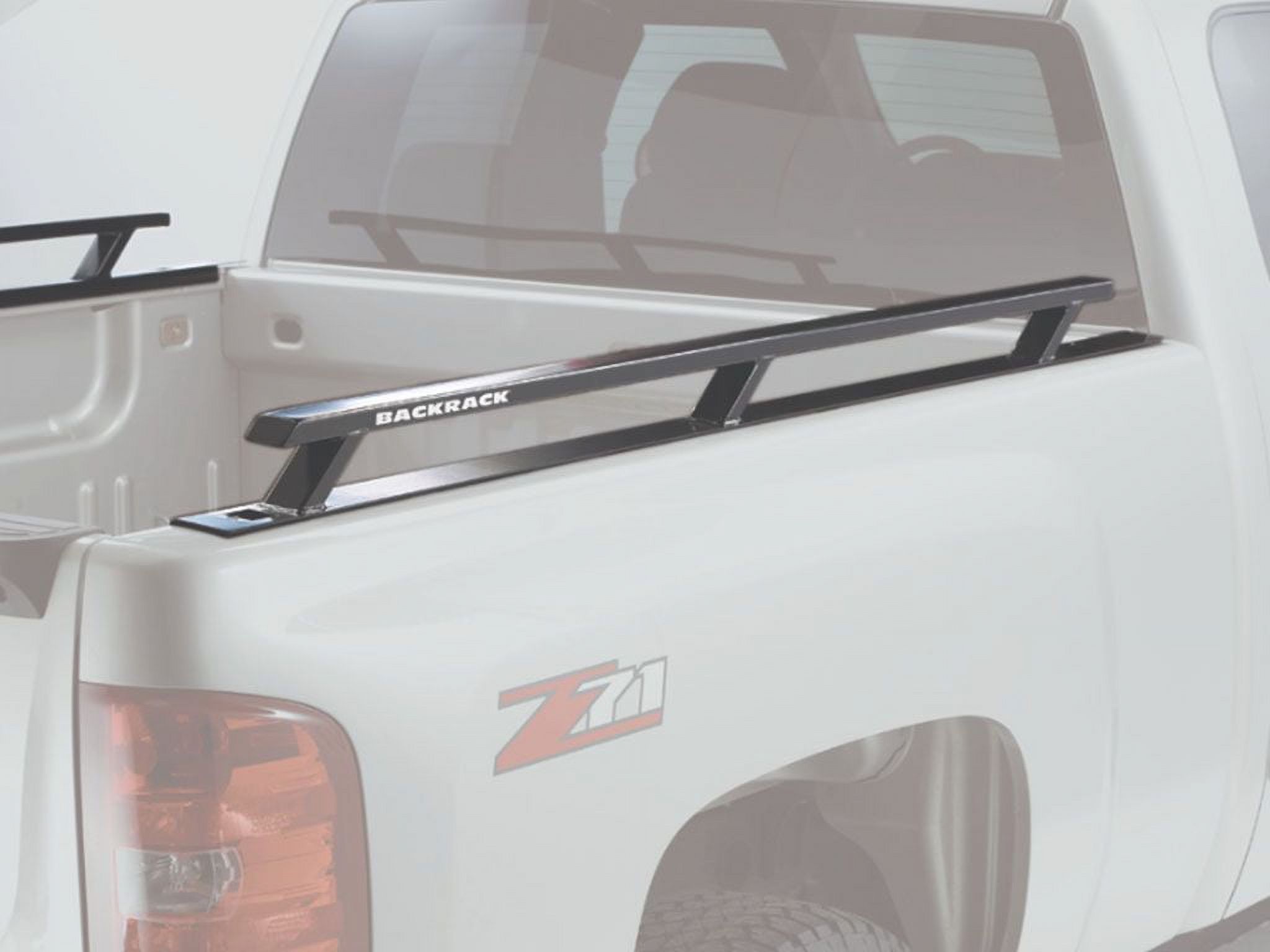 Backrack by RealTruck Side Rails to use w/ Standard Bed | Black, No ...