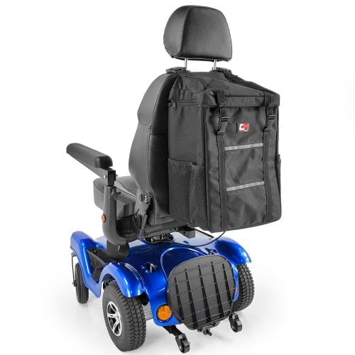 Backrest Bag for Mobility Scooter or Powerchair- Mega Size for Great ...