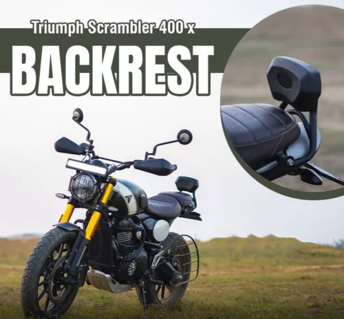 Backrest Fit for TRIUMPH SCRAMBLER 400 X - Walmart Business Supplies