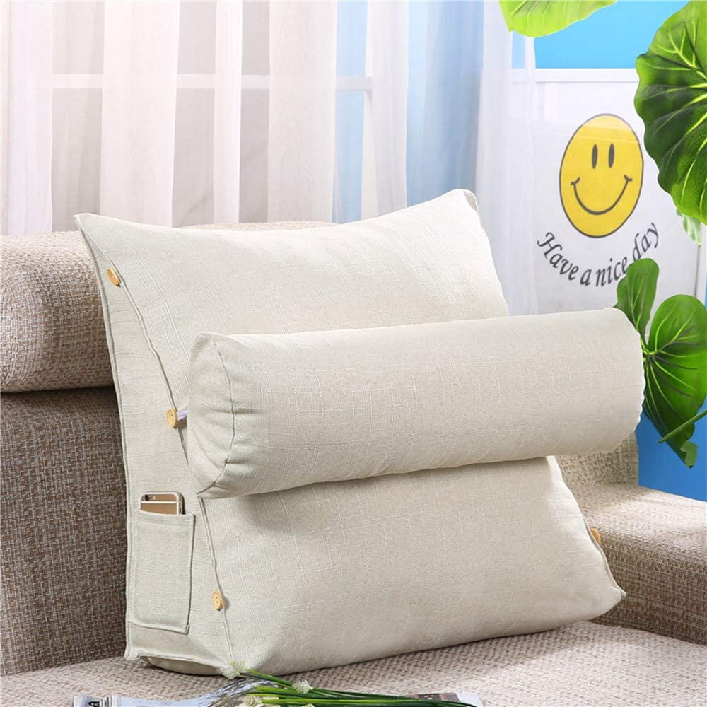 Backrest Pillow ? Stuffed Sitting Back Neck Support Bed Pillow for ...