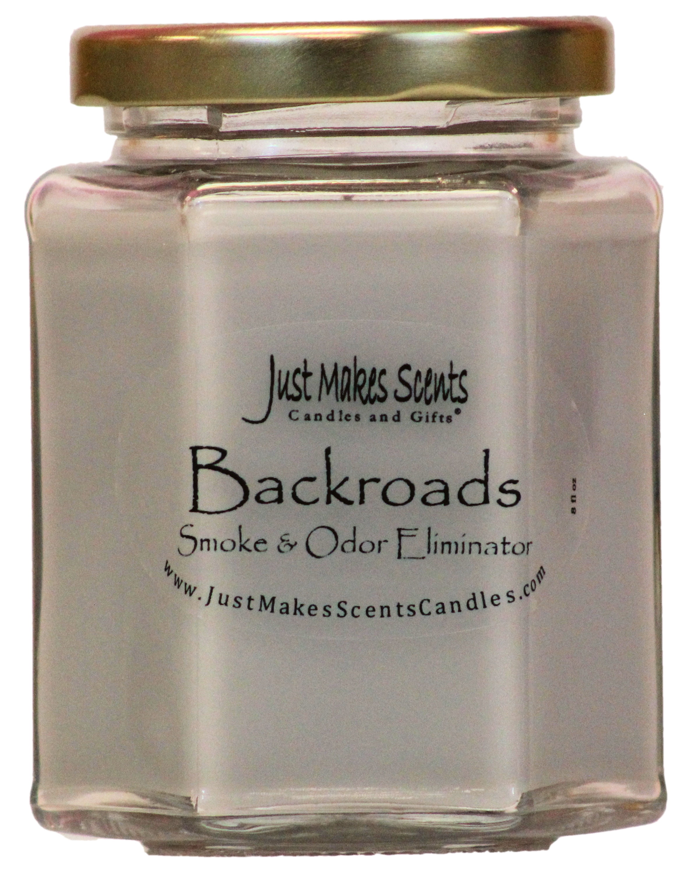 Backroads Smoke & Odor Eliminator Scented Soy Candle -Just Makes Scents ...
