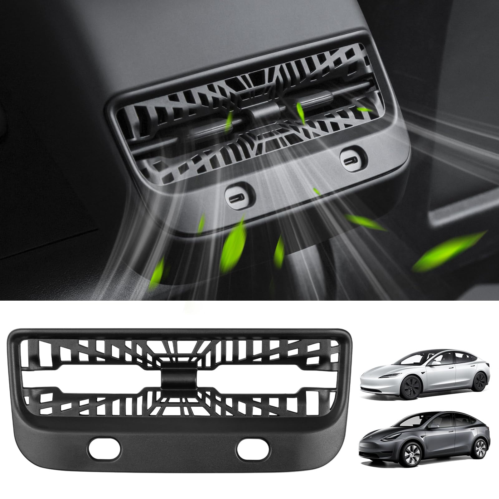 Backseat Air Vents GP27 Cover Rear Seat Center Console Air Vent Trim ...