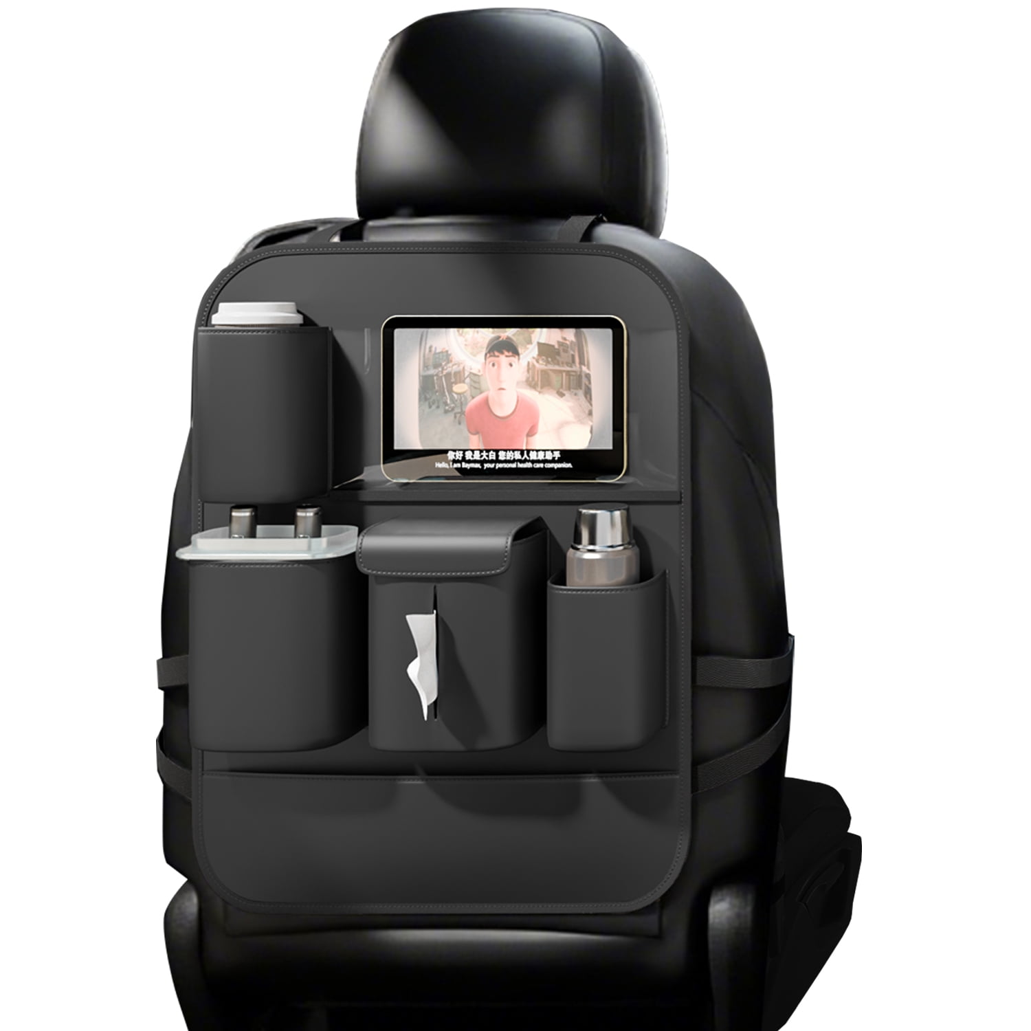 Backseat Car Organizer with Touch Screen,Protectors Kick Mats Travel ...