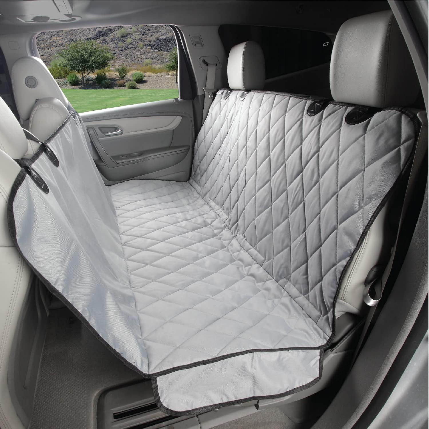 Backseat Cover with Hammock for , SUVs, and - Layers, Nonslip Seat ...