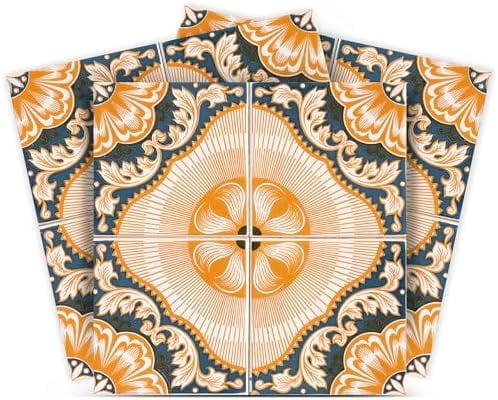 Backsplash Peel and Stick Tile Stickers 24 PC Set Authentic Tile Decals ...