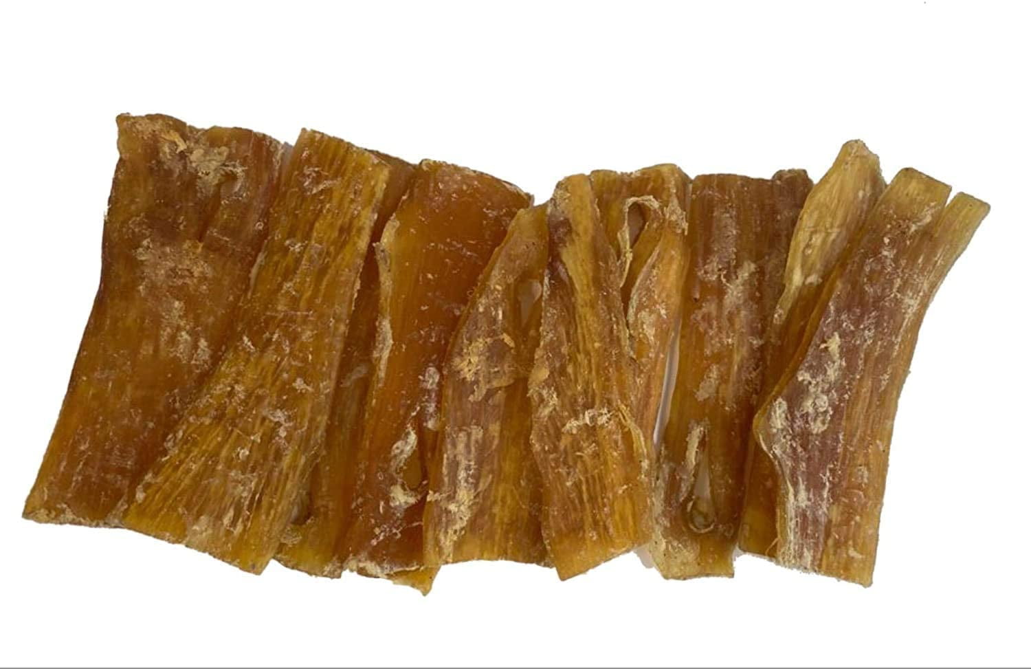 Backstrap Tendon Chews for Dogs (12 Ounces) Beef Straps Dog Sticks ...