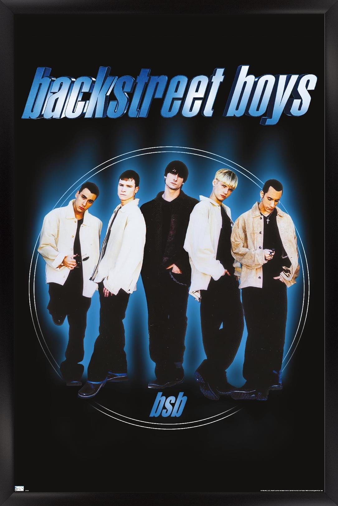 Backstreet Boys - Circle Wall Poster, 14.725" x 22.375" Framed ...