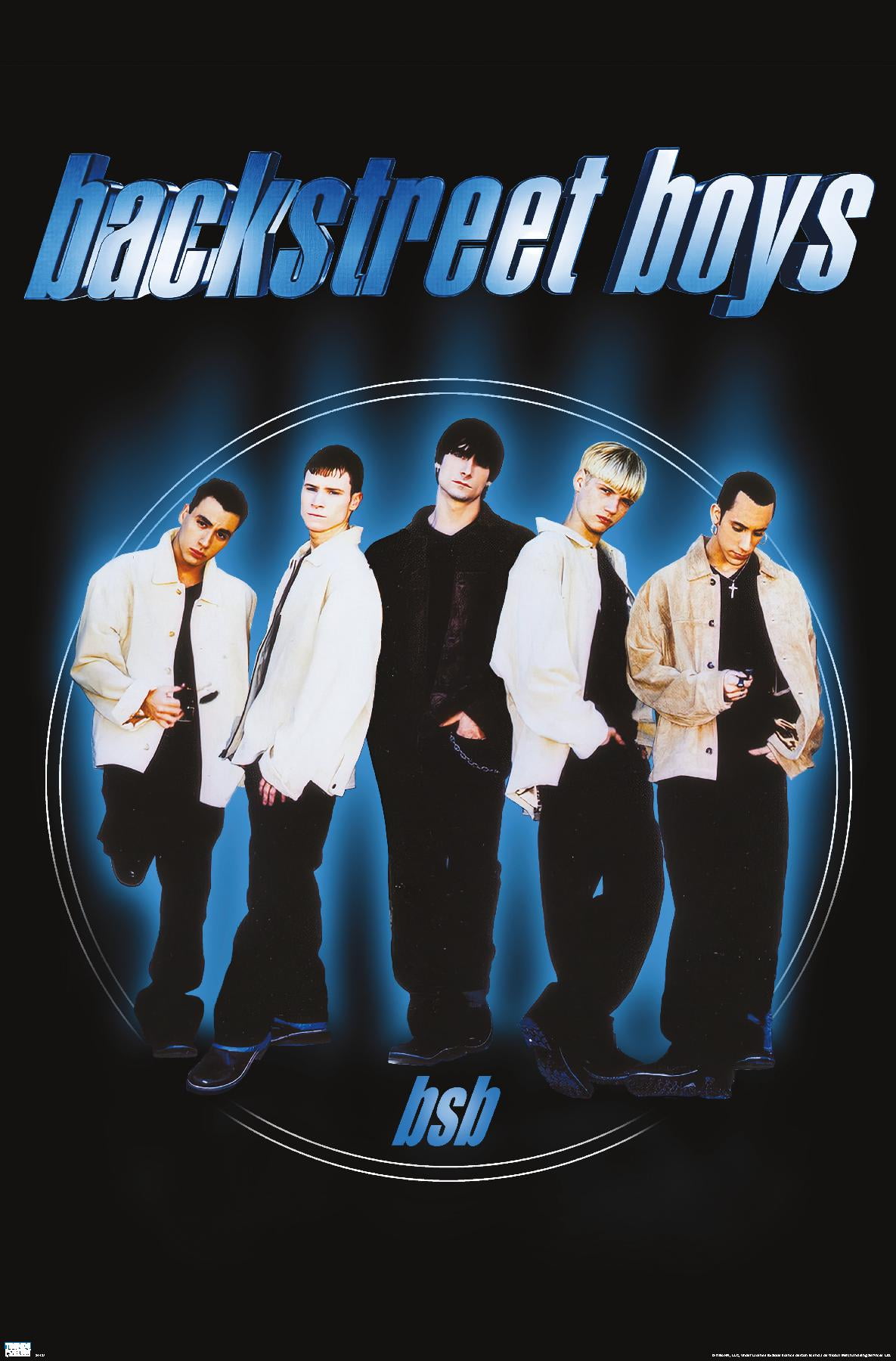 Backstreet Boys - Circle Wall Poster, 14.725" x 22.375" - Walmart.com