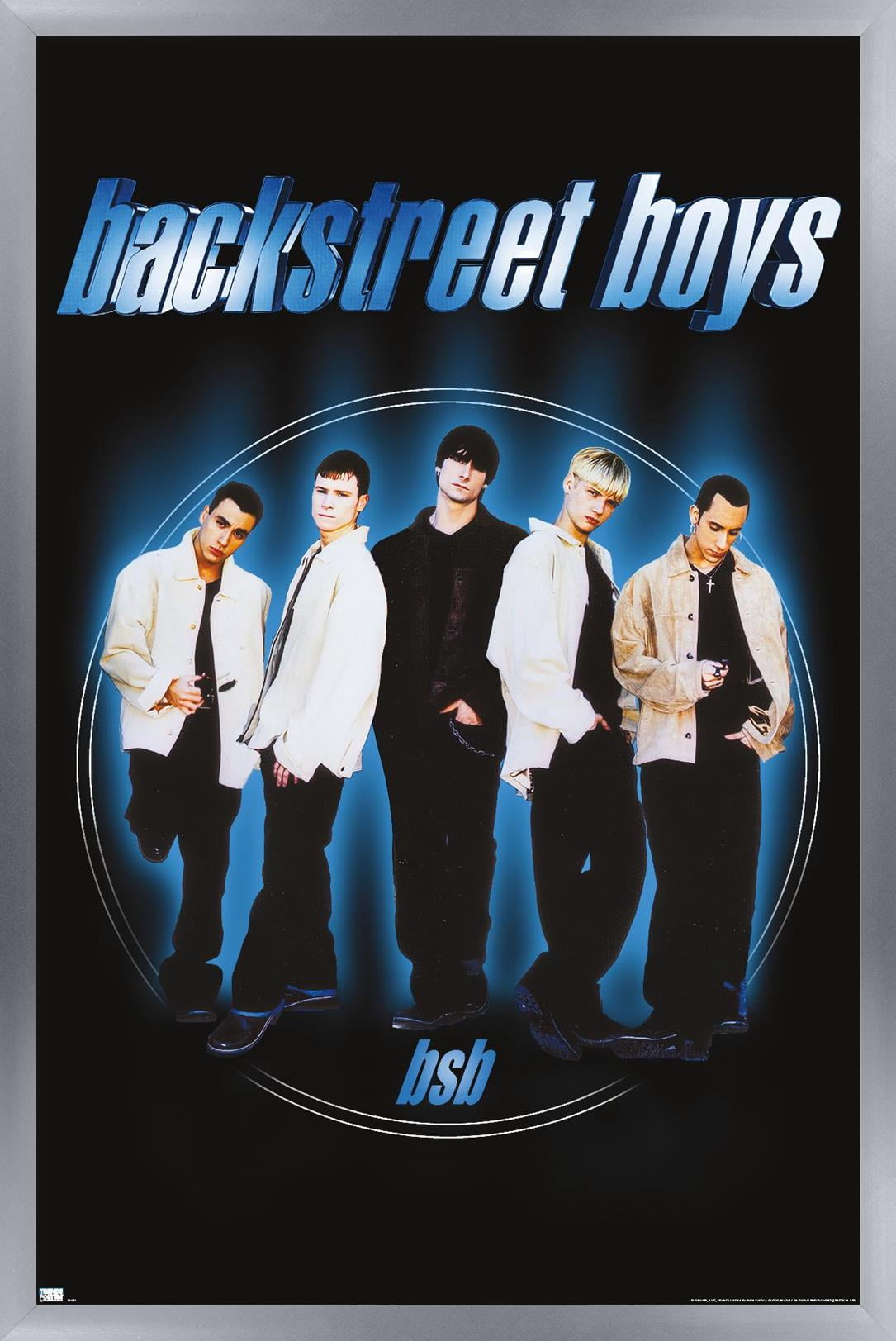 Backstreet Boys - Circle Wall Poster, 22.375" x 34" Framed - Walmart.com
