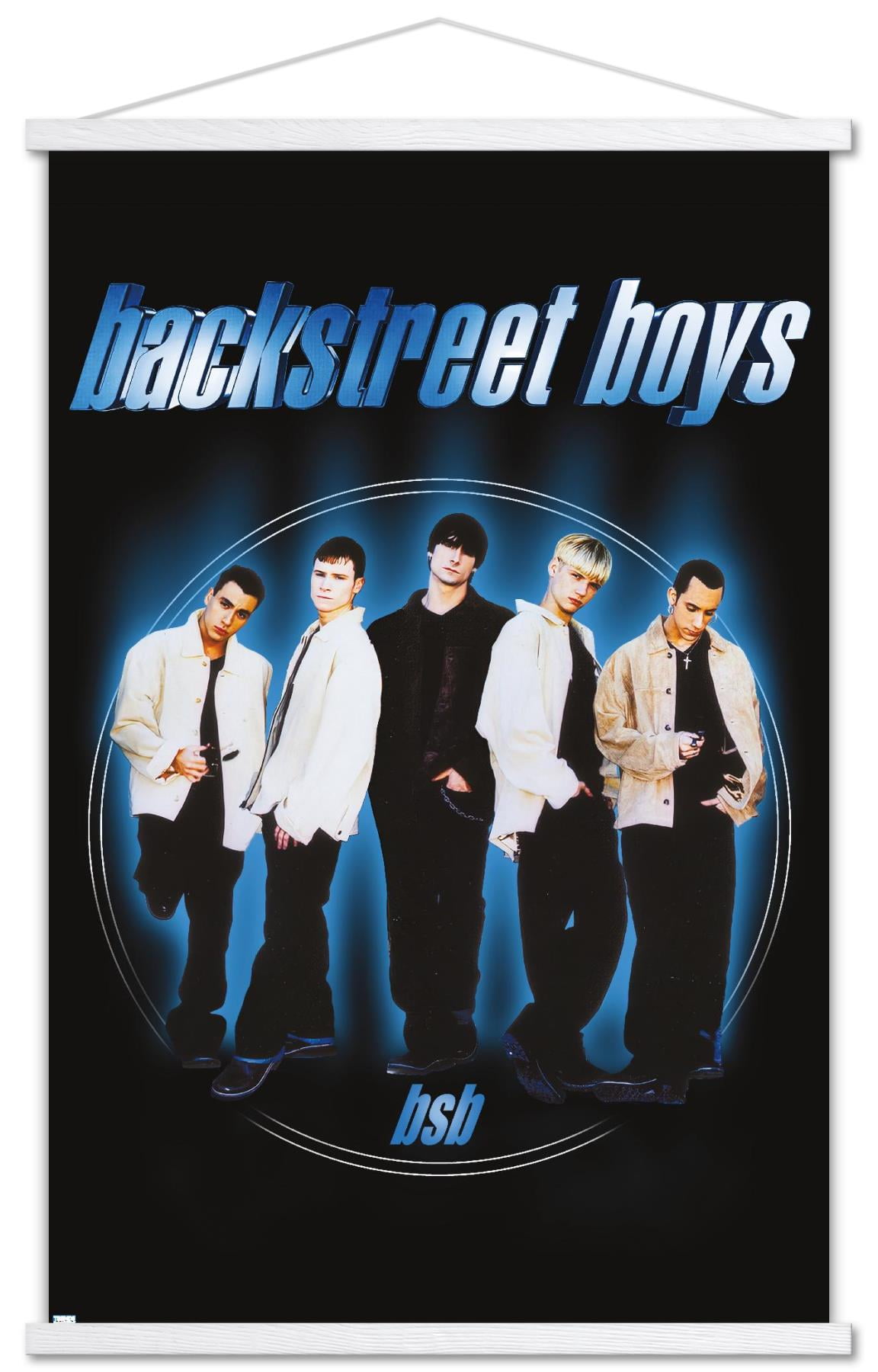Backstreet Boys - Circle Wall Poster with Magnetic Frame, 22.375" x 34 ...