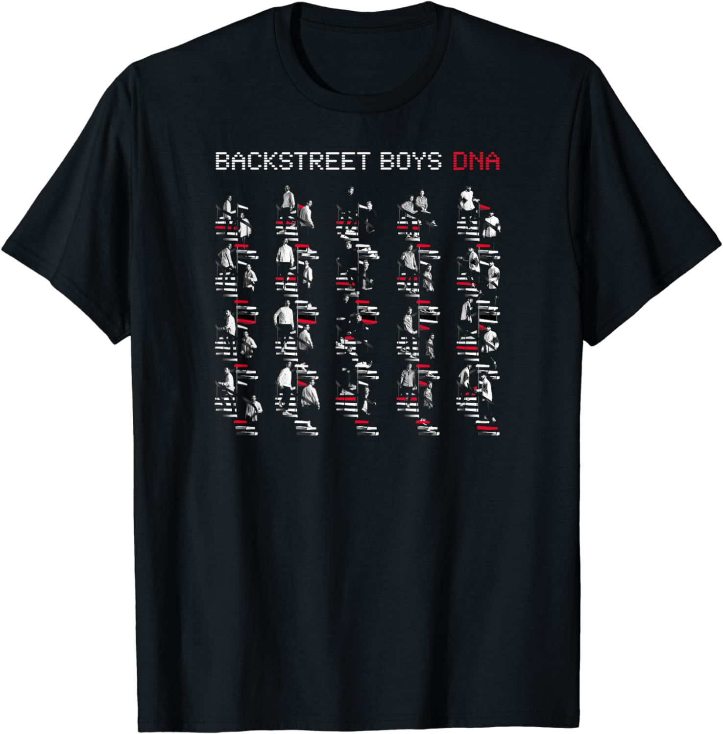 Backstreet Boys - DNA Red Steps T-Shirt - Walmart.com