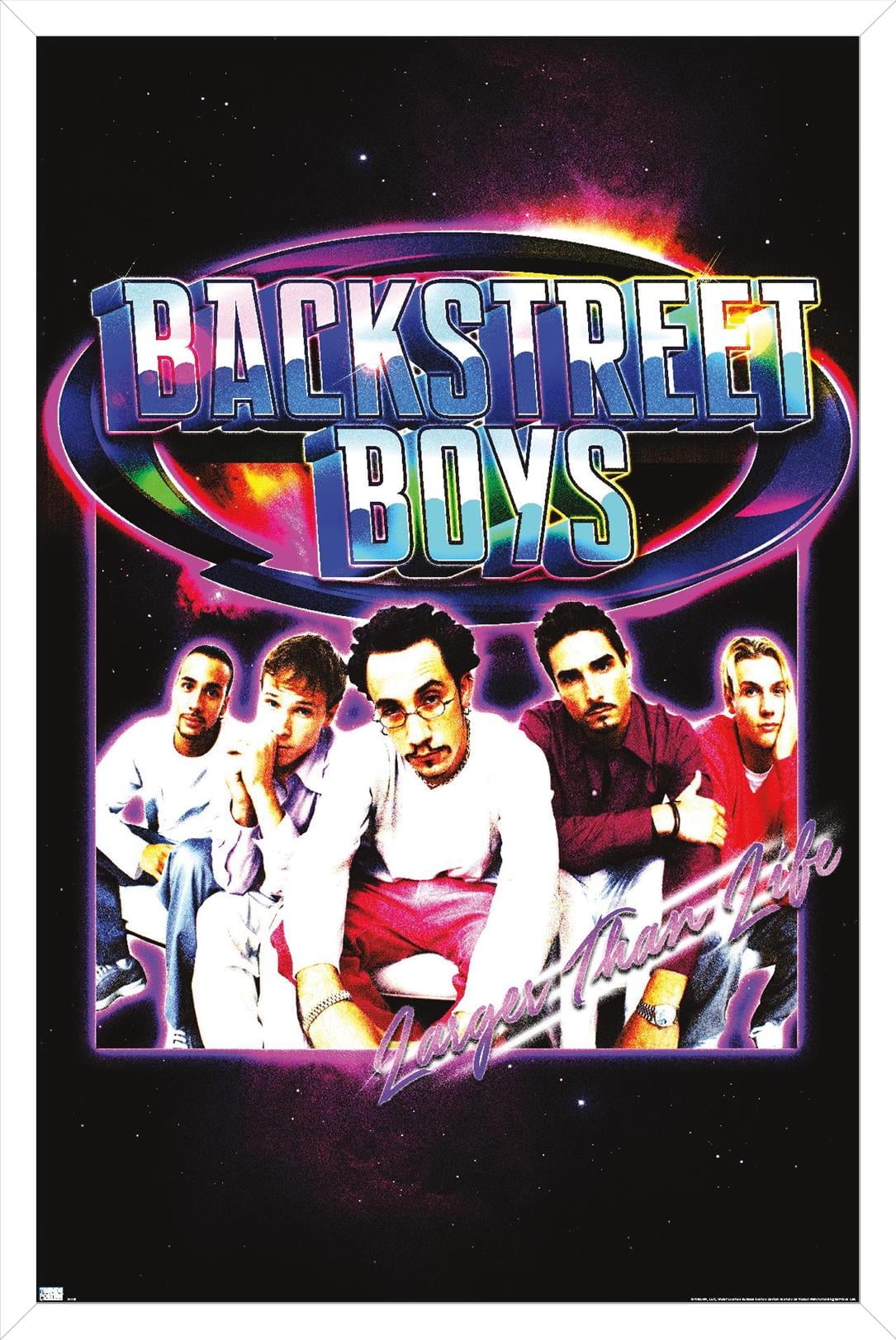 Backstreet Boys - Larger Than Life Wall Poster, 14.725" x 22.375" Framed - Walmart.com