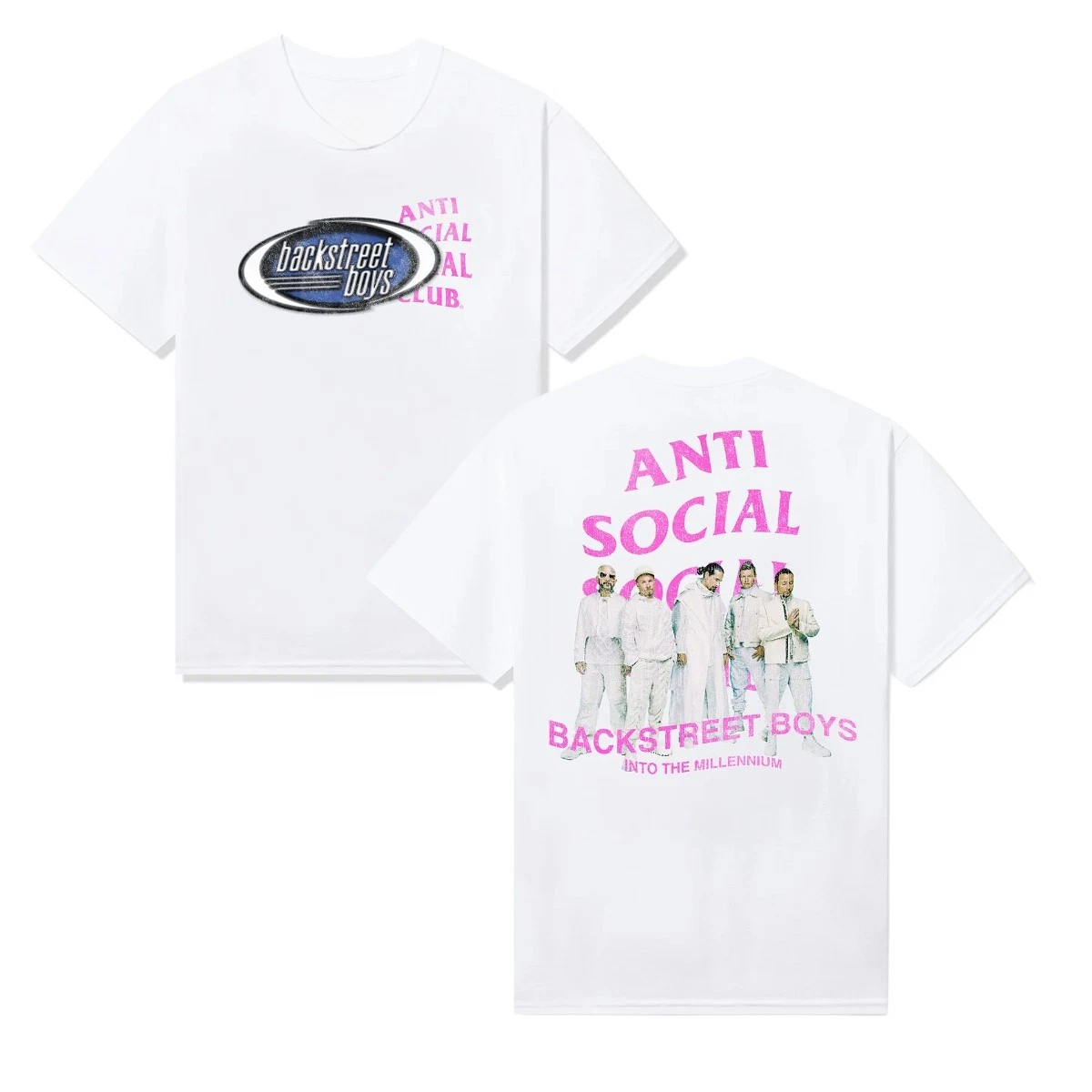 Backstreet Boys Merch At Sphere Into Millennium x Anti Social T-shirt ...