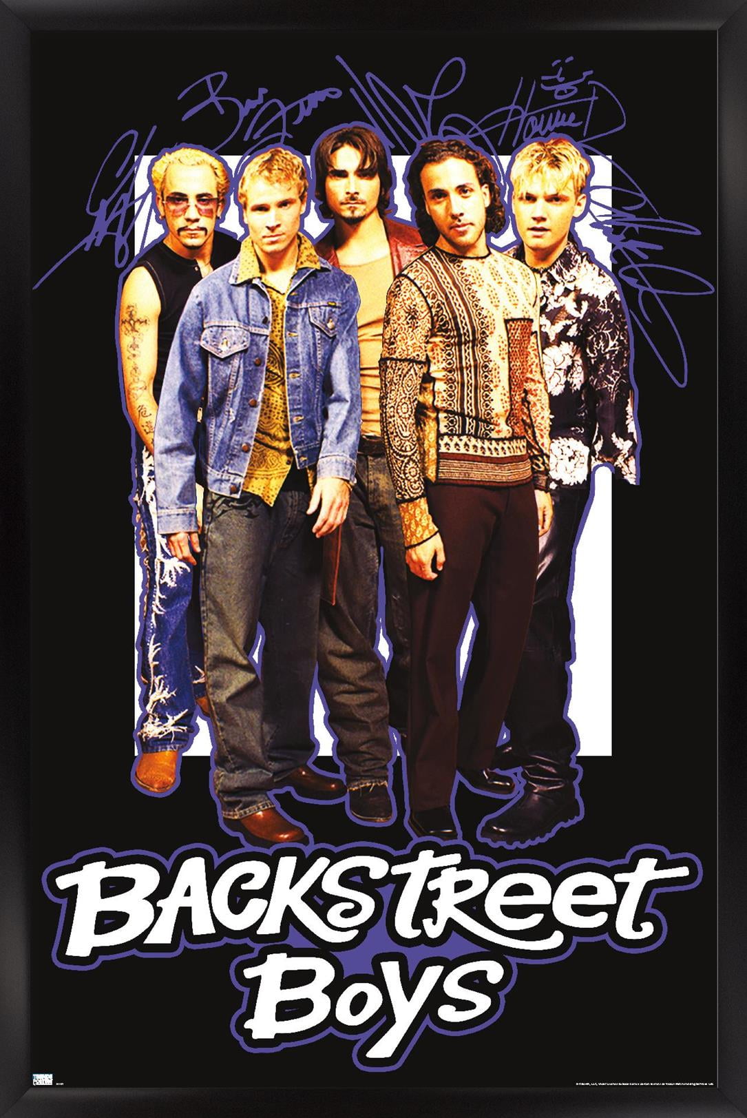 Backstreet Boys - Signatures Wall Poster, 14.725" x 22.375" Framed ...