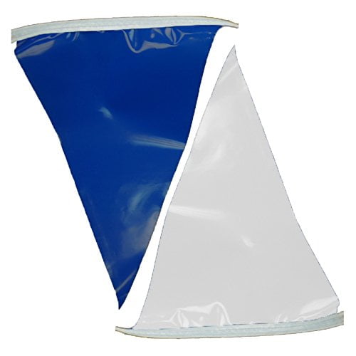 Backstroke Flags 100 Ft, 60 Pennants - Blue/White - Walmart.com