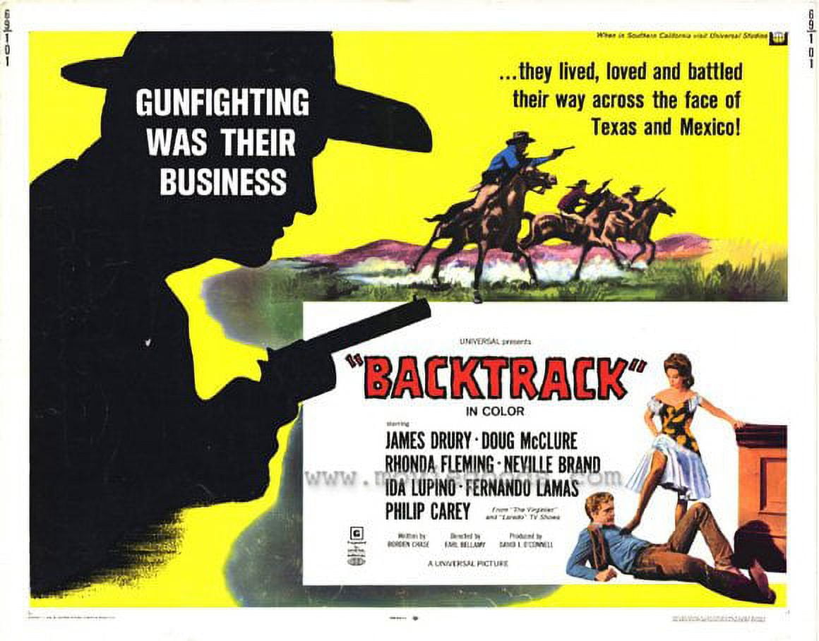 Backtrack - movie POSTER (Style A) (11" x 14") (1969) - Walmart.com