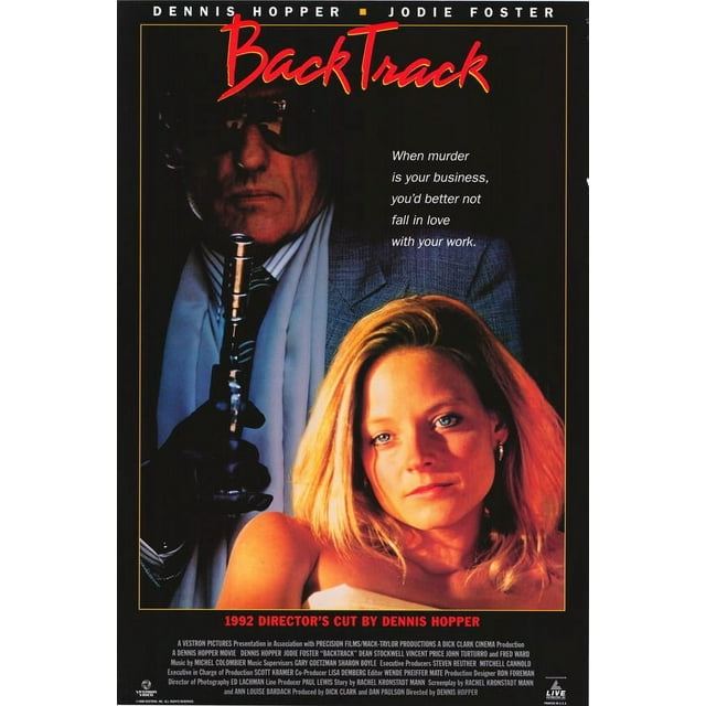 Backtrack - movie POSTER (Style A) (27" x 40") (1992) - Walmart.com