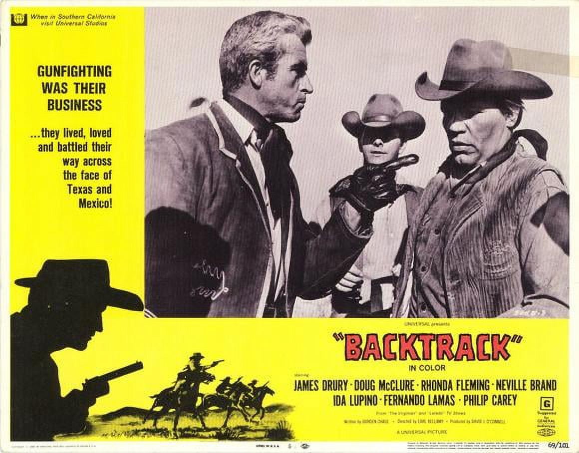 Backtrack - movie POSTER (Style D) (11" x 14") (1969) - Walmart.com