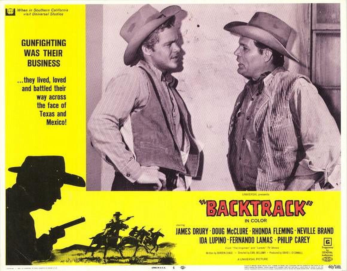 Backtrack - movie POSTER (Style E) (11" x 14") (1969) - Walmart.com