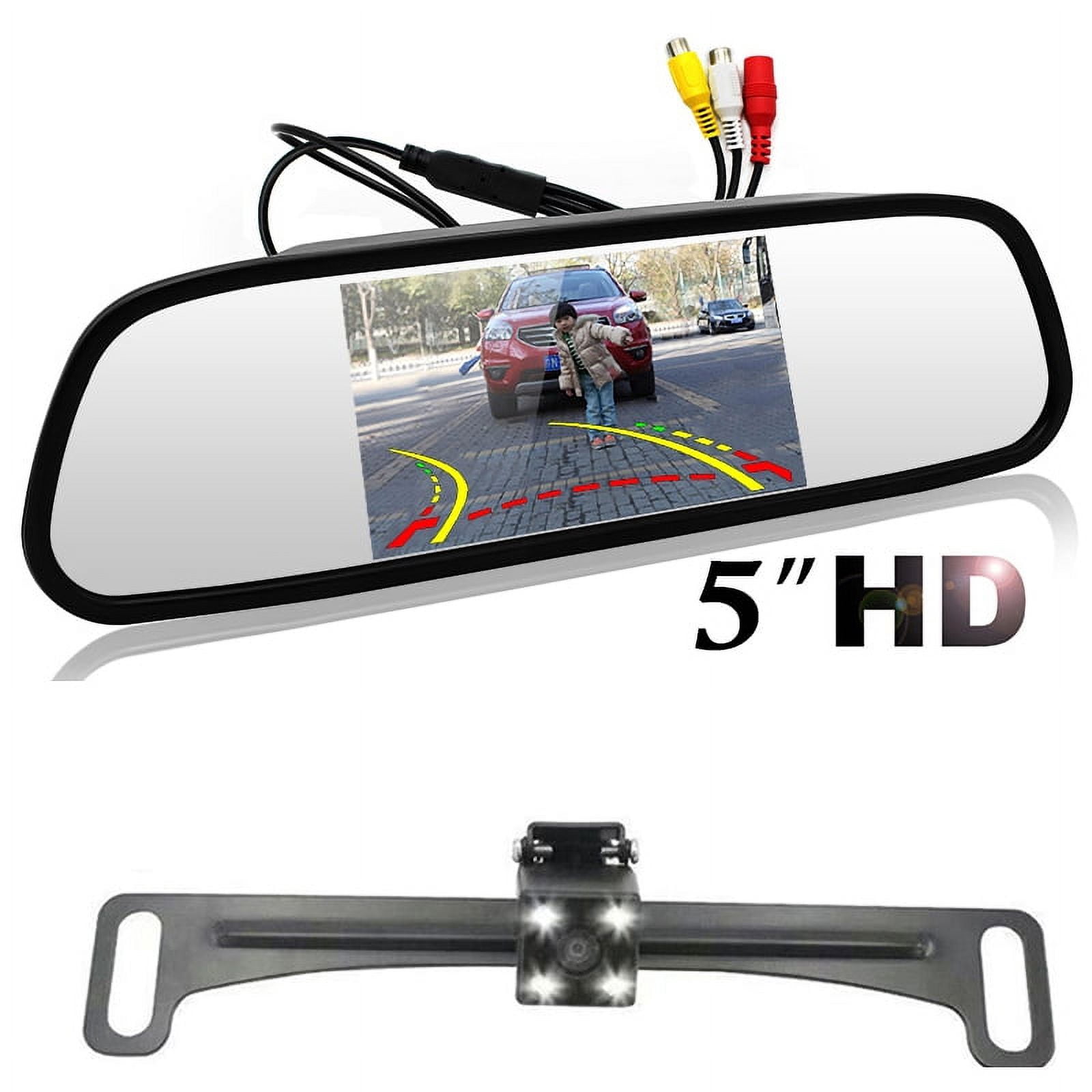 Backup Camera Car Rear View HD Parking System Night Vision + 5inch ...
