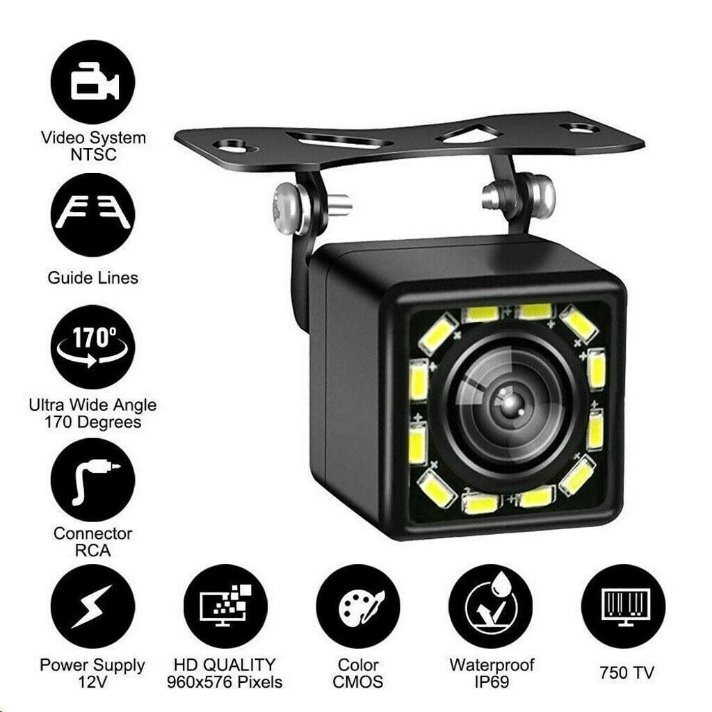 Backup Camera Car Rear View HD Parking System Night Vision + 5inch ...