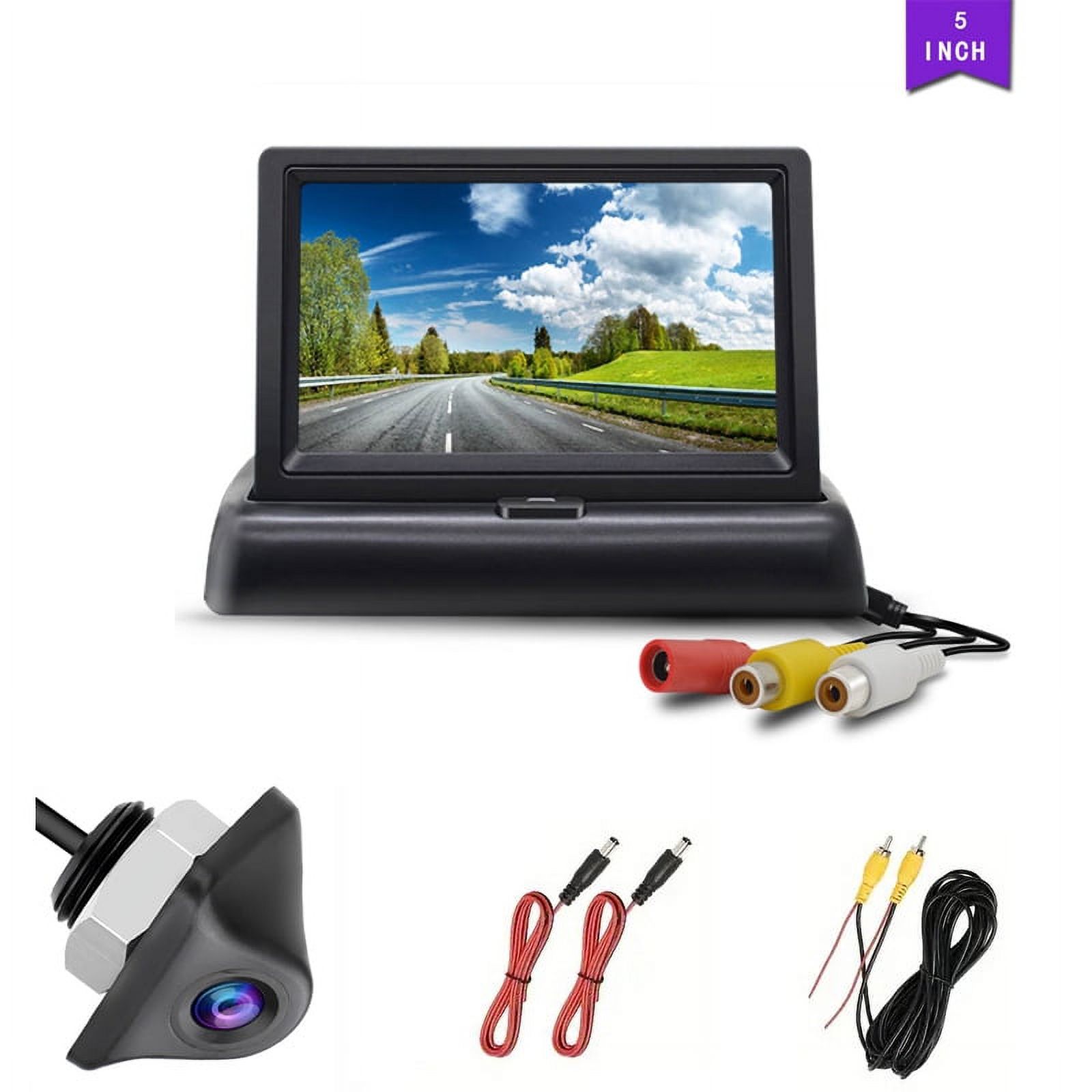 Backup Camera Car Rear View HD Parking System Night Vision + 5inch ...