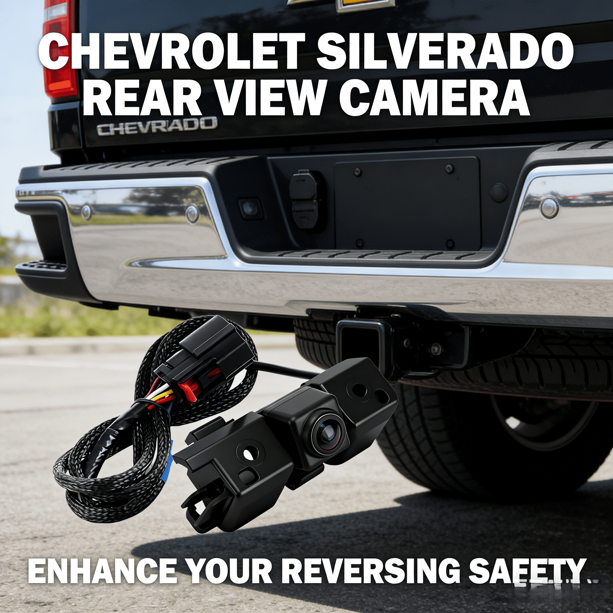 Backup Camera for Chevy Silverado/GMC Sierra 1500/2500/3500 2016-2019 ...