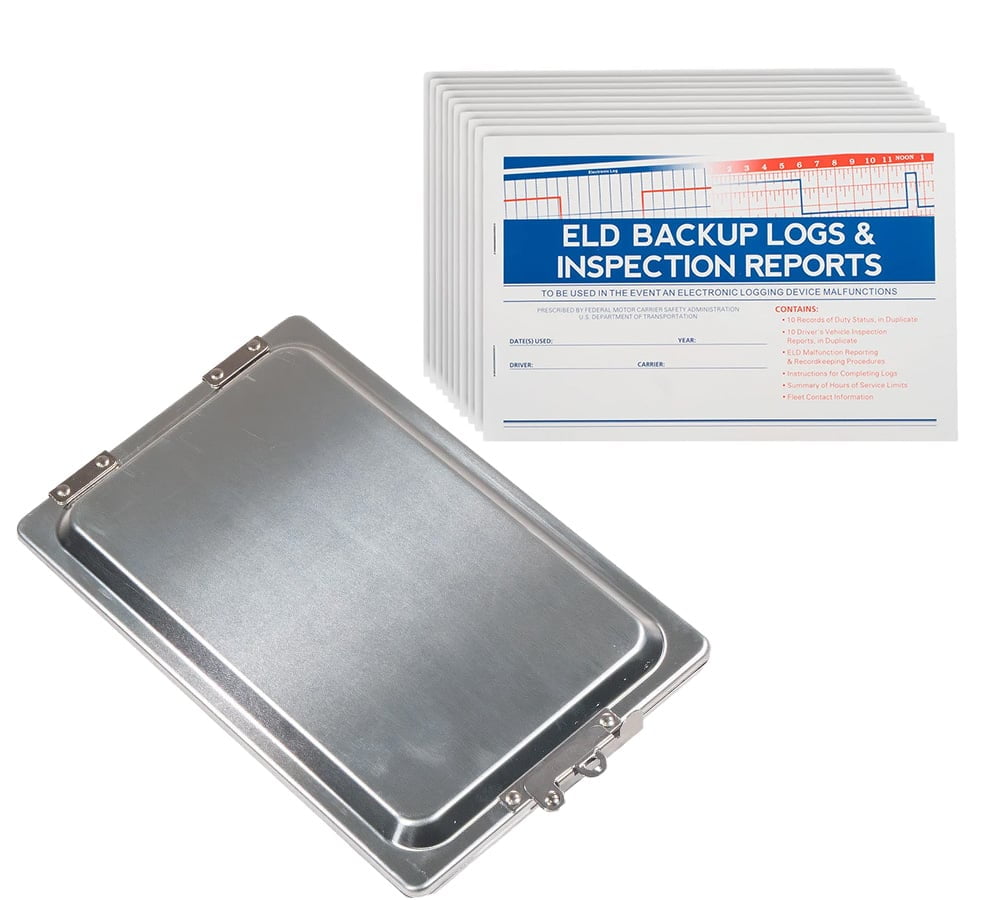 Backup Driver Log Kit - ELD Backup Driver Log Books for Truck Drivers w ...